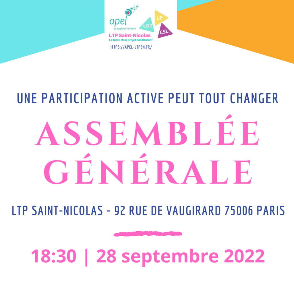 Front Page - Apel Saint-Nicolas Paris